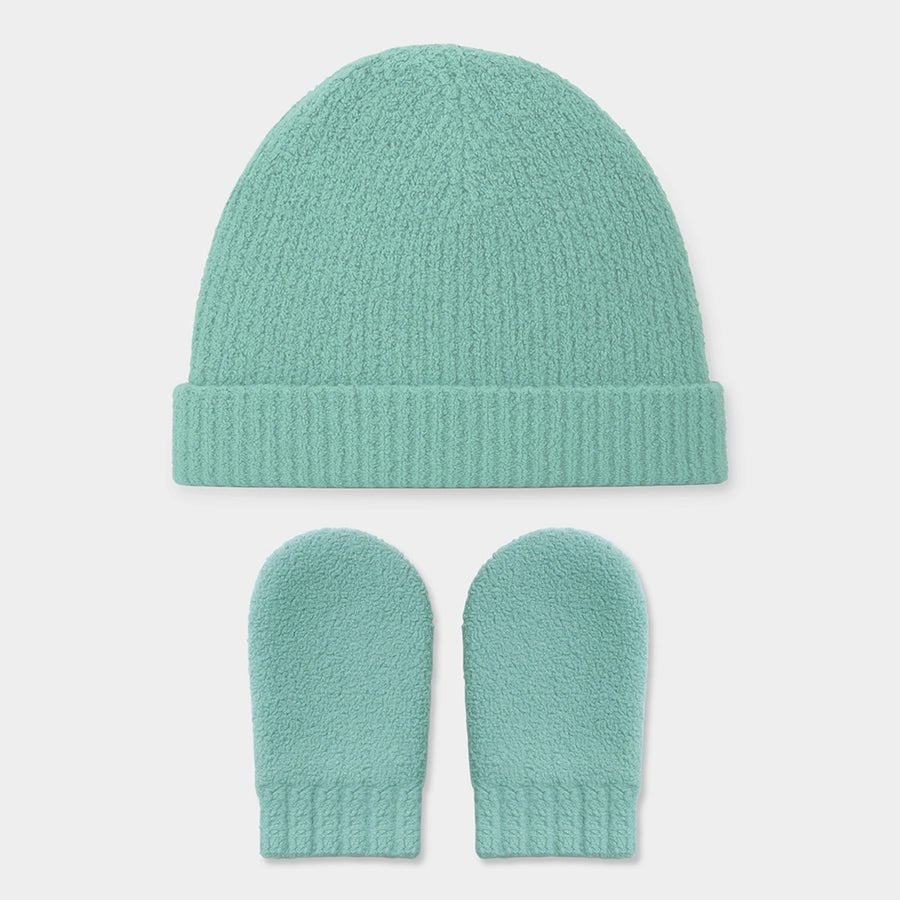 Mi Arcus - Autumn Vibes Granite Cap & Mitten Set - Cap & Mitten