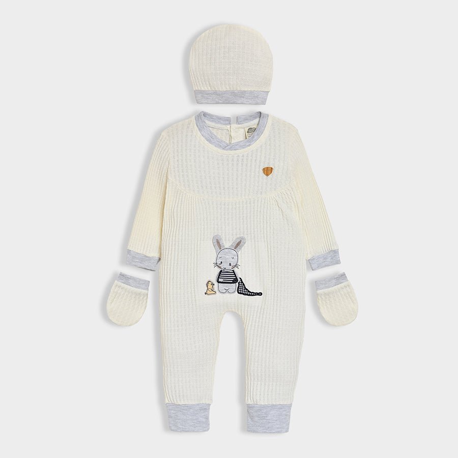 Mi Arcus - Luxe Doe Sleepsuit Cap & Mittens Set - Gift Set